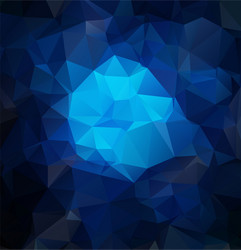 Blue triangle abstract background Royalty Free Vector Image