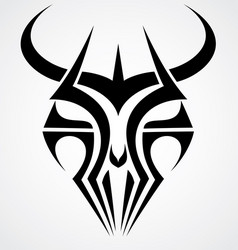 Demon mask Royalty Free Vector Image - VectorStock