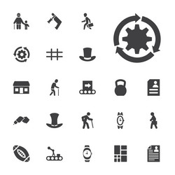 Grey icons Royalty Free Vector Image - VectorStock