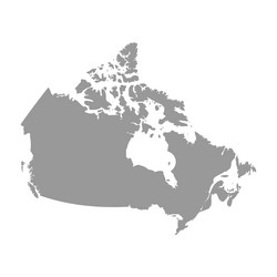 Canada Map Grey Vector Images (over 200)