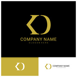 Dk d k brush logo letters with red and black Vector Image