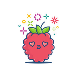 Raspberries Emoji Vector Images (over 130)