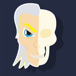 Skeleton Superhero Comic Vector Images (33)