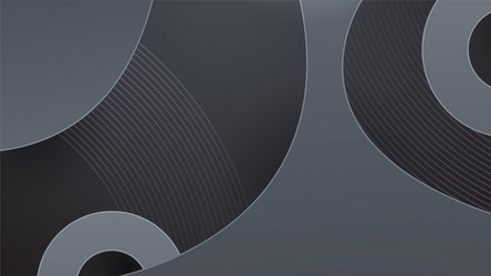 Dark grey lines on black background Royalty Free Vector