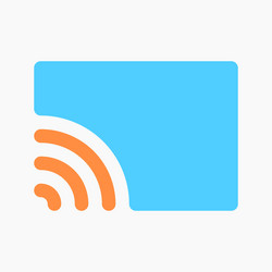 Rectangle with wireless signal Royalty Free Vector Image