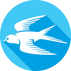 Swallow Royalty Free Vector Image - VectorStock