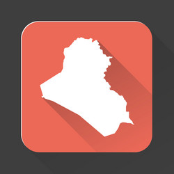 Highly detailed iraq map with borders isolated Vector Image