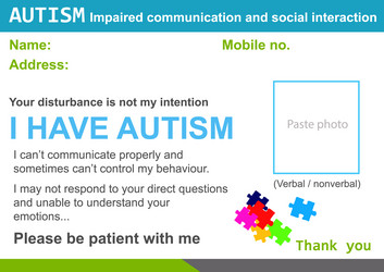 World autism awareness day Royalty Free Vector Image