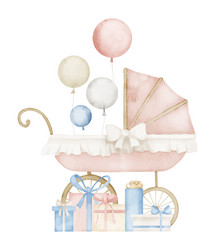 Watercolor bacar Royalty Free Vector Image - VectorStock