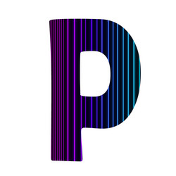 Neon Letter P Vector Images (over 820)