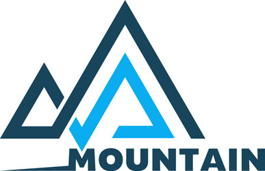 Mountain logo Royalty Free Vector Image - VectorStock