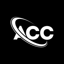 Acc logo letter design Royalty Free Vector Image