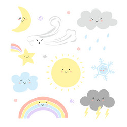 Angry Weather Clouds Characters Cartoon Vector Images (over 160)