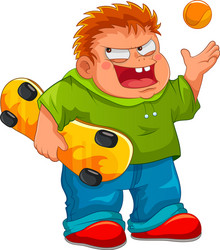 Mean Kid Cartoon Vector Images (over 280)