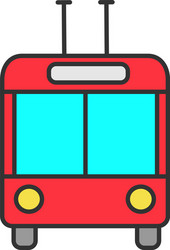 Tram Front View Vector Images (over 830)