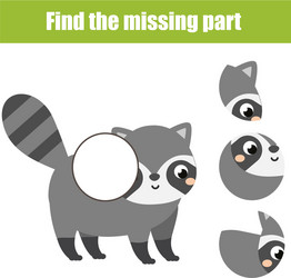 Find Missing Part of Animal Vector Images (46)