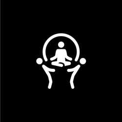 Retraining icon business concept flat design Vector Image