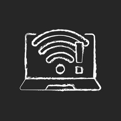 Wifi bad connection problem icon lost network Vector Image