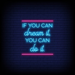 You are awesome neon signs style text Royalty Free Vector