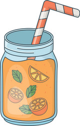 Tasty refresh cartoon Royalty Free Vector Image