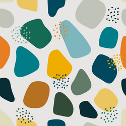 Abstract bubbles dynamic fluid seamless pattern Vector Image