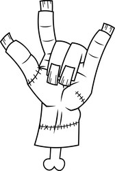 Zombie Rock Hand Vector Images (over 920)