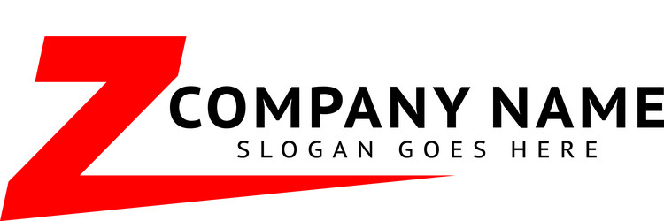 Initial letter z logo template design Royalty Free Vector