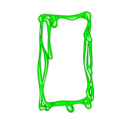 Creative slime frame cartoon Royalty Free Vector Image