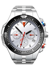 Analog watch Royalty Free Vector Image - VectorStock