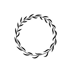 Floral Circle Frame Line Art Vector Images (over 6,600)