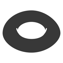 Conical washer flat Royalty Free Vector Image - VectorStock