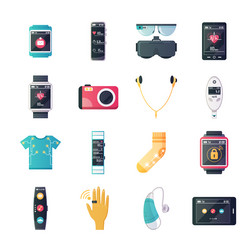 Wearable technology icon Royalty Free Vector Image