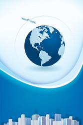 Infographics global template for 9 options Vector Image