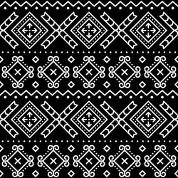Slovak Folk Pattern - Tribal Ornament Royalty Free Vector
