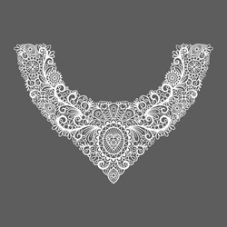 Fashion neck print Royalty Free Vector Image - VectorStock