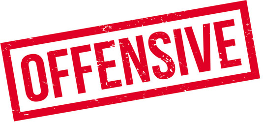 Offensive Vector Images (over 5,200)