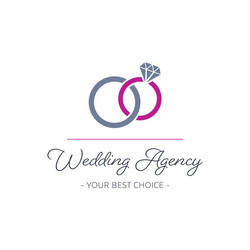 Hp initial wedding monogram logo Royalty Free Vector Image