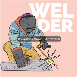 Soccer football player occupation Royalty Free Vector Image