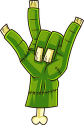 Zombie Rock Hand Vector Images (over 920)