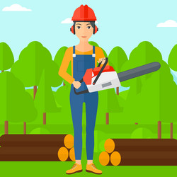 Lady Lumberjack Vector Images (32)