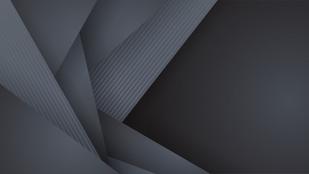 Dark grey lines on black background Royalty Free Vector