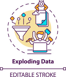 Data Explosion Vector Images (over 5,600)