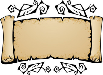 Old scroll Royalty Free Vector Image - VectorStock