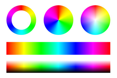 Colorful palette full spectrum colors Royalty Free Vector