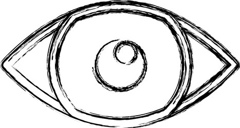 Eye looking symbol Royalty Free Vector Image - VectorStock