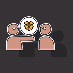 Sticker Dropbox Logo Vector Images (18)