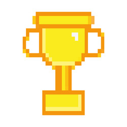 Game Trophy Pixel Vector Images (over 640)