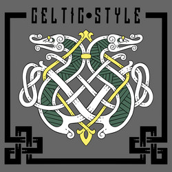 Banner in the celtic style Royalty Free Vector Image