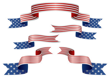 Usa star flag design elements logo Royalty Free Vector Image