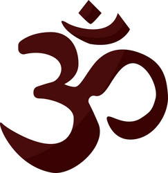 If hinduism symbol Royalty Free Vector Image - VectorStock